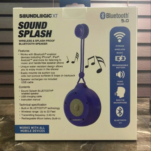 Portable Audio & Video | Soundlogic Xt Sound Splash Wireless Splash ...